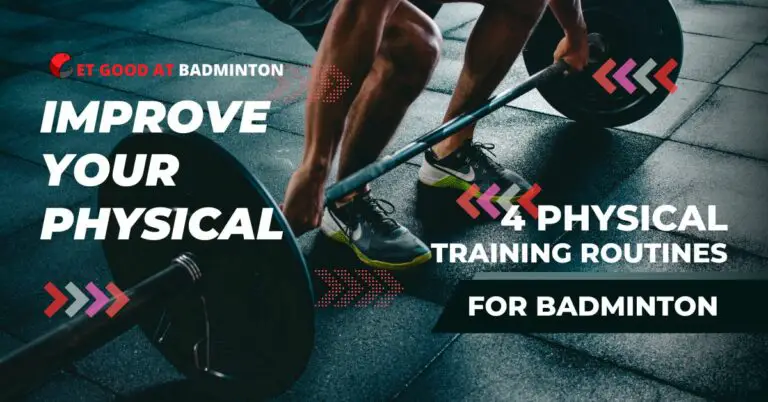 4 Physical Training Routines To Include In Your Badminton Training ...